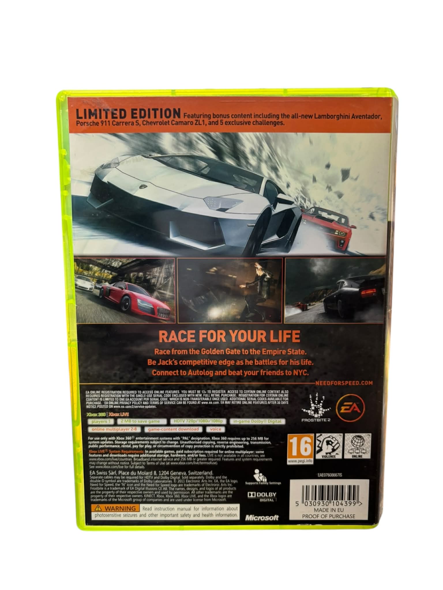 Pre-owned Need For Speed The Run (16) - Xbox 360 Game - Own4Less